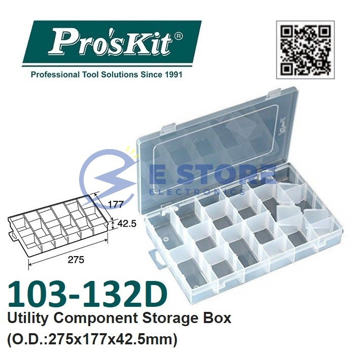 Pro'sKit 103-132D Utility Component Storage Box - Taiwan | Shopee Malaysia