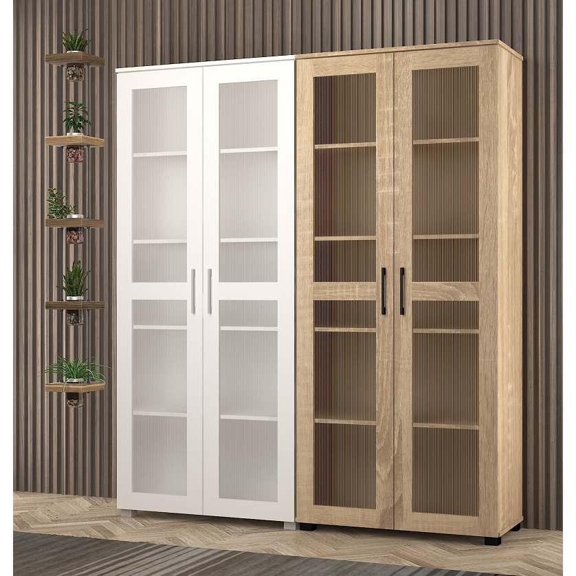 2 UNIT-MULTI-PURPOSE 2 DOOR STORAGE CABINET / 2 Pintu Almari / Dapur ...