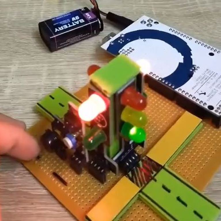 Arduino Mega Project Traffic Light Projek Lampu Isyarat Rbt Tahun Akhir