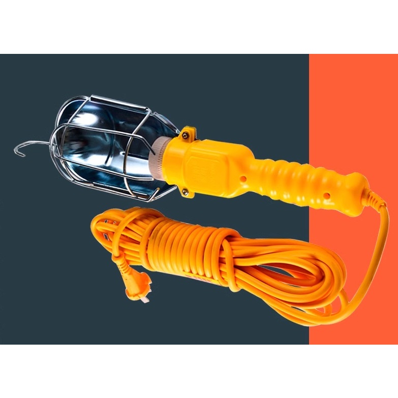 5 Meter Metal cage E27 Industrial Working hand light work inspection ...