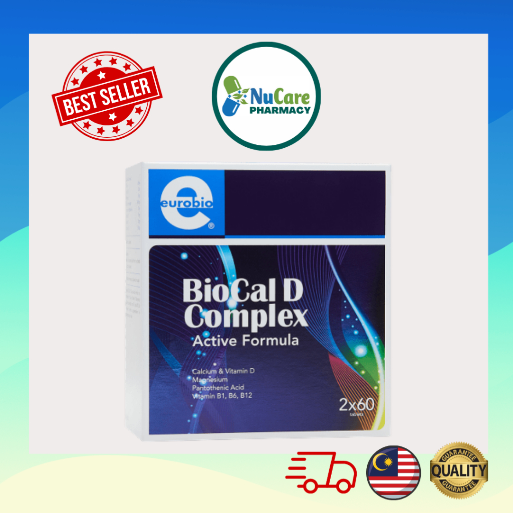 Eurobio BioCal D Complex Active Formula (2x60s/Box) | Shopee Malaysia
