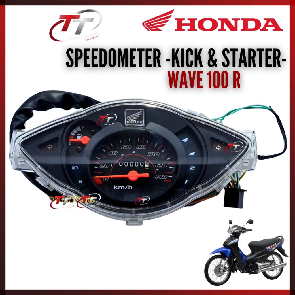 Honda WAVE100R WAVE100 R W100R WAVE 100 WAVE-R (Kick) SPEED METER ASSY ...
