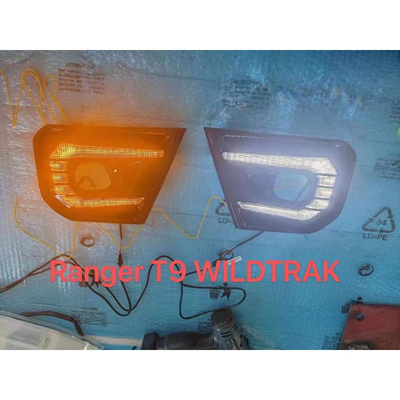 Ford ranger T9 2022 2023 XL XLT PLUS WILDTRACK Front bumper foglamp led ...