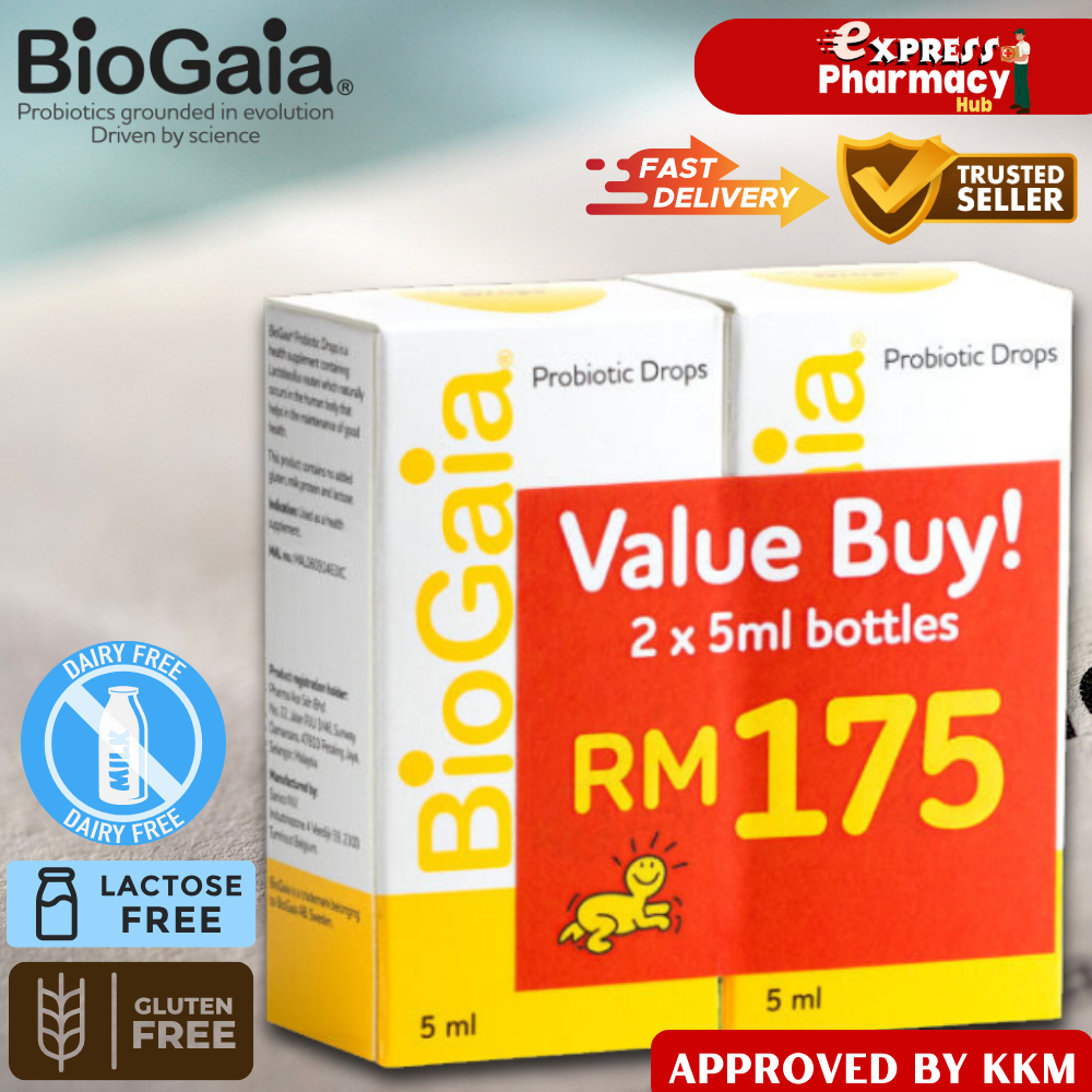[PHARMACY STOCK!! 100% ORIGINAL][READY STOCK] BIOGAIA PROBIOTIC DROPS ...