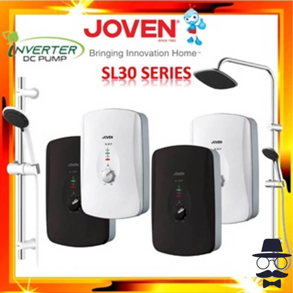 JOVEN SL30iP Water Heater SL30iP-RS Rain Shower Inverter Pump / DC Pump ...
