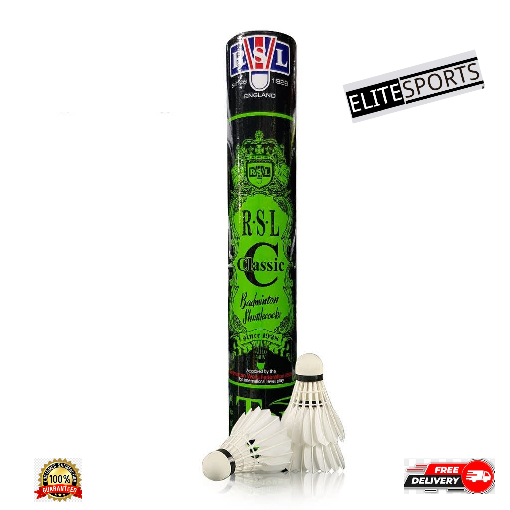 RSL CLASSIC BADMINTON SHUTTLECOCK tourney READY STOCK (100% Original) (Speed 77) elite sports ...