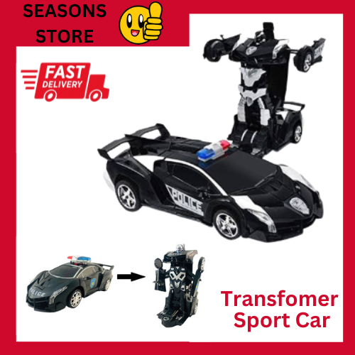 Transformers Robot Toy Car Children Transform Toys Car 2 in 1 Robot Car ...