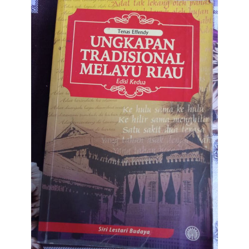 Ungkapan tradisional Melayu Riau- Tenas Effendy | Shopee Malaysia