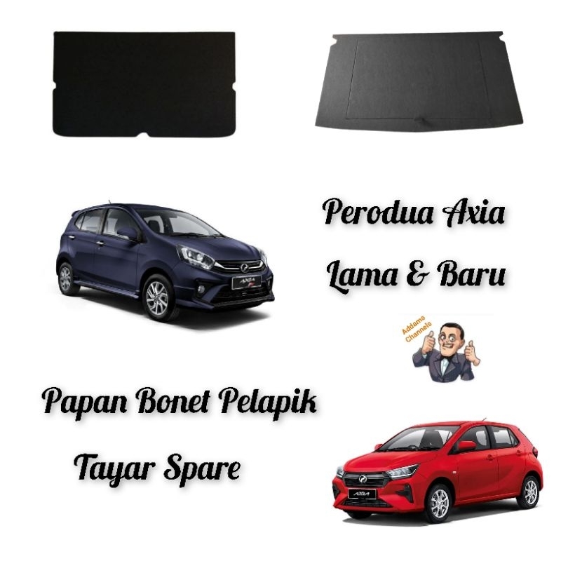 Perodua Axia Lama Baru Papan But Vehicle Boot Trunk Papan Bawah Bonet ...