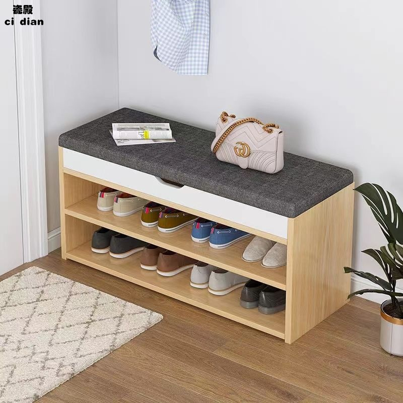 Shoe Changing Stool Home Doorway Home Shoe Cabinet Stool Integrated ...