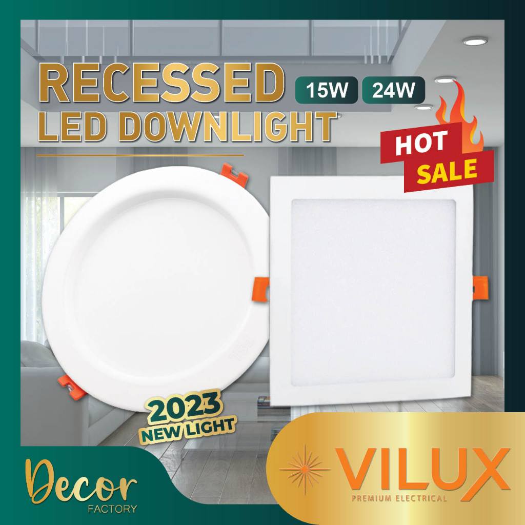 [GRADE A] LED Downlight 15W 24W 4Inch 6Inch Round Square Ultra Slim ...