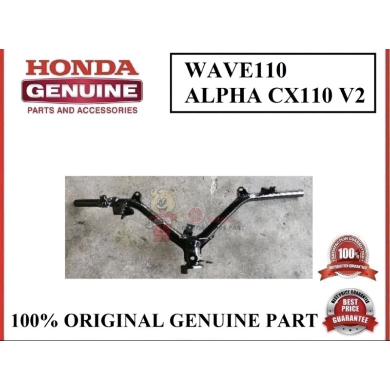 (100% ORIGINAL) HONDA CX110 V2 HANDLE BAR ASSY BESI HANDLE STEERING ...