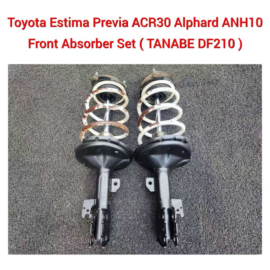 Front Shock Absorber Toyota Estima Previa ACR30 Alphard ANH10 With DF210 Sport Spring / Strut ...