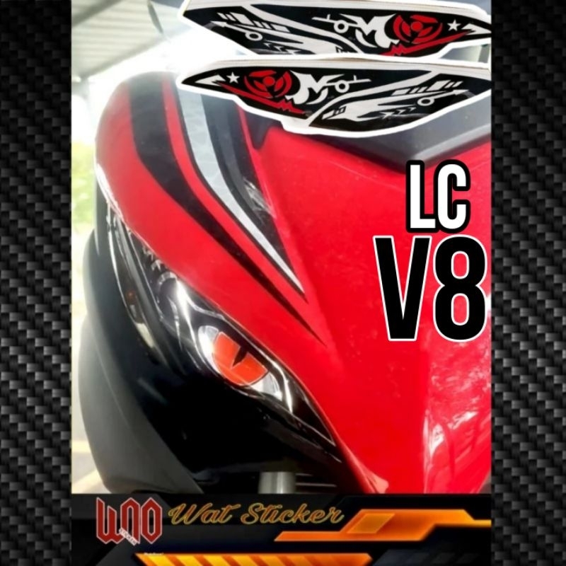 STICKER LAMPU DAYLIGHT YAMAHA LC135 V8 | Shopee Malaysia