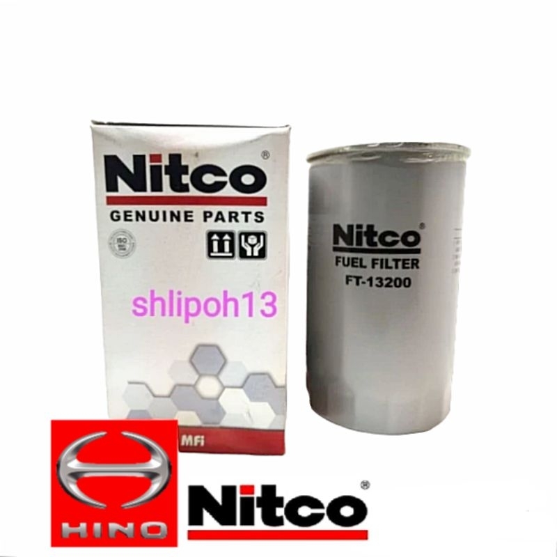 Hino Bus RN8J/Truck GH8J Fuel/Diesel Filter 23310EV251/FT-13200(NITCO ...