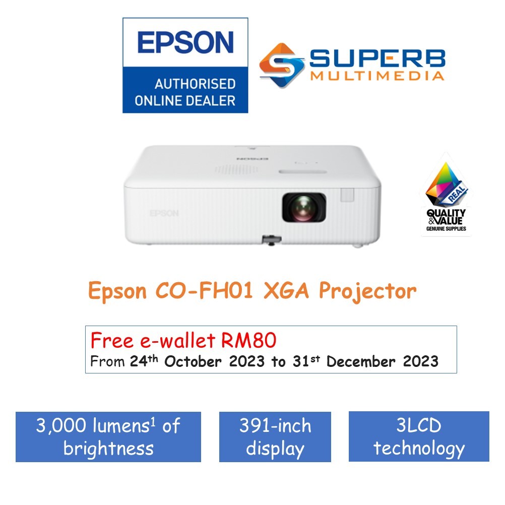 Epson CO-FH01 Smart Projector [ V11HA84010 ] | Shopee Malaysia