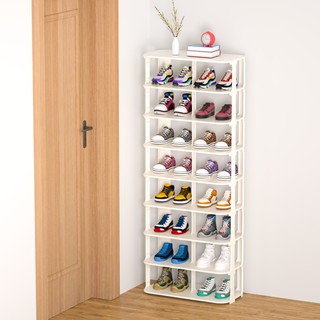 Shoe Rack Multi-layer Folding Narrow Shoe Rack Plastic Simple Shoe Rack ...