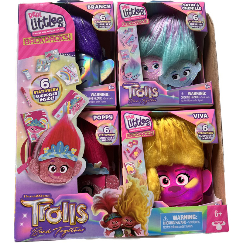 Real Littles Backpack Trolls | Shopee Malaysia