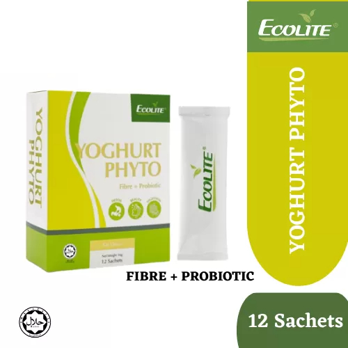 Ecolite Yoghurt Phyto Fibre + Probiotic 16g X 12's | Shopee Malaysia
