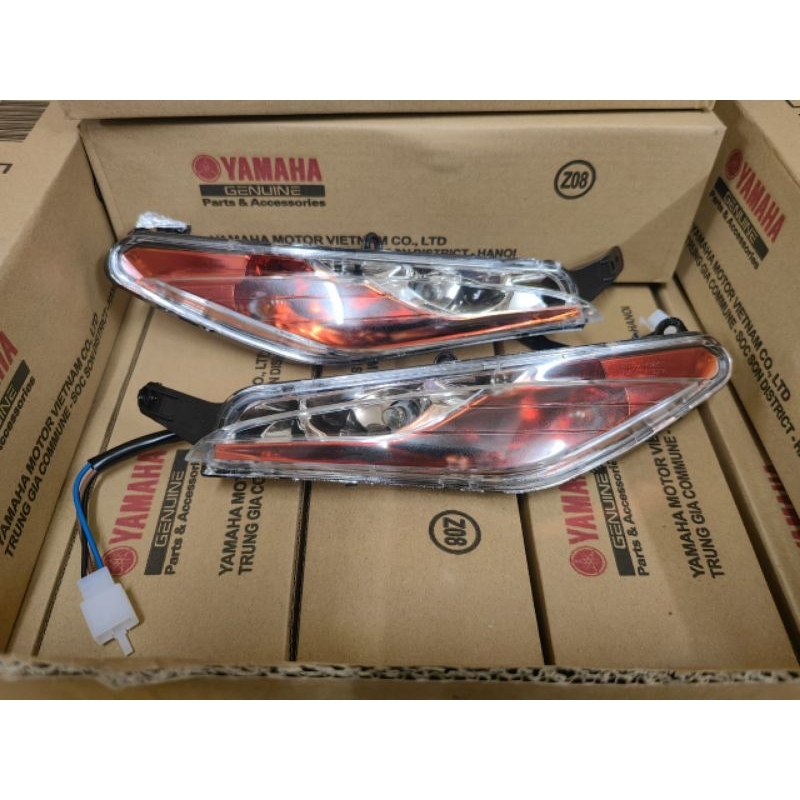 YAMAHA OREN FLASHER LIGHT SET LC135 V2 / LC135 V4 ( Vietnam ) SIGNAL LAMP SIGNAL DEPAN ORANGE ...