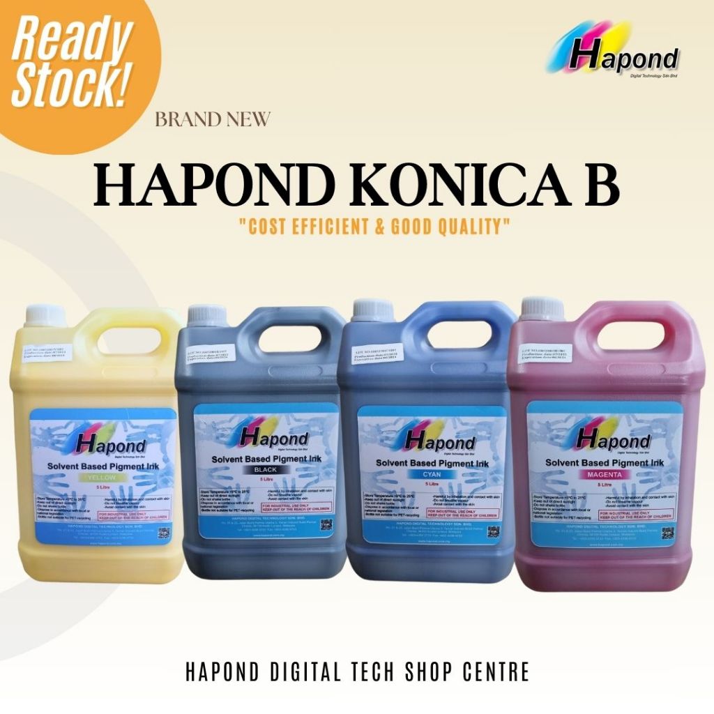 READY STOCK INK!!! Hapond KONICA B INK (Konica/Ricoh/Spectra/) | Shopee ...