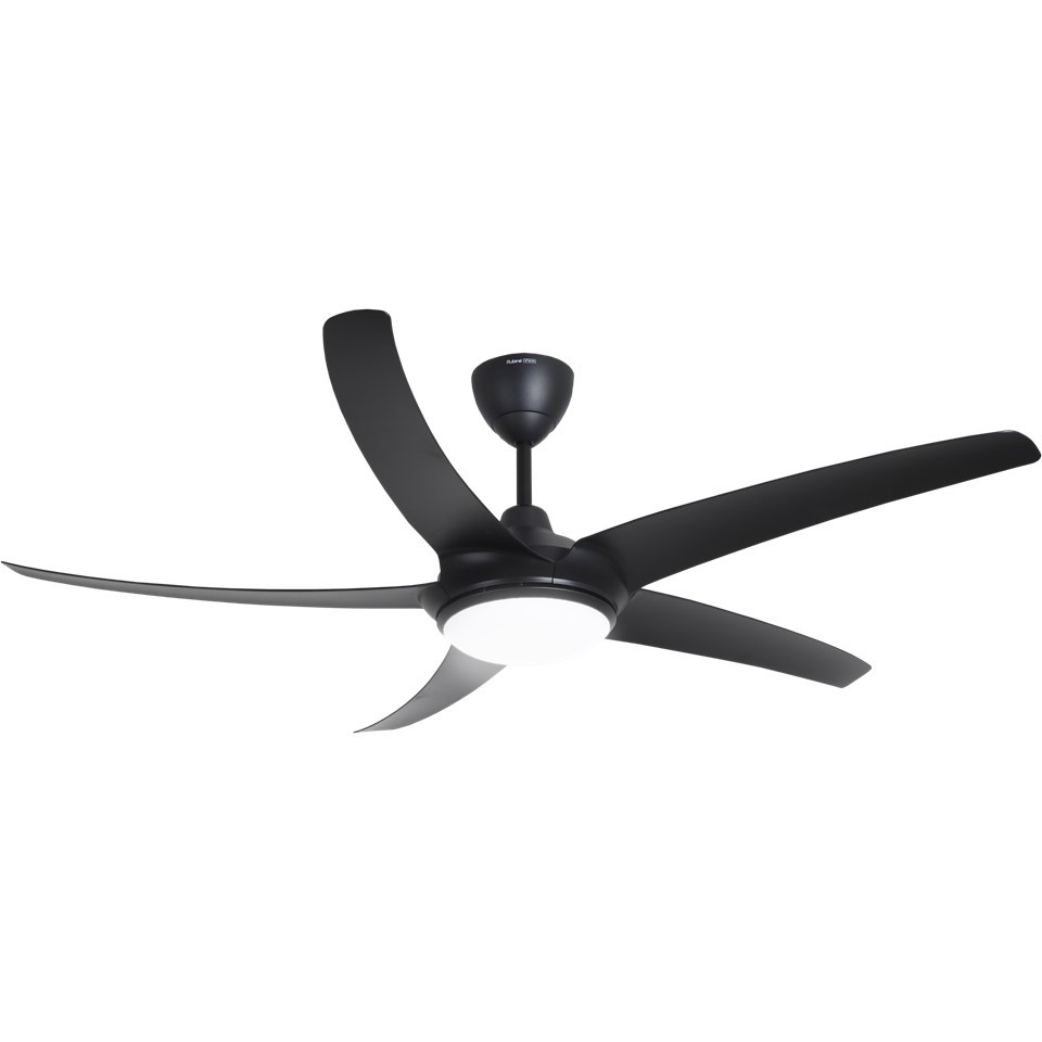 Rubine MOZIA Series Remote Control DC Ceiling Fan / 56 Inch / 5 Blades / Tri-Color 22W LED ...