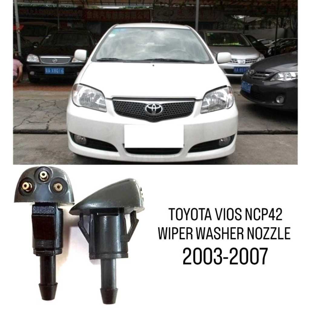 Toyota Vios NCP42 2003 Year Front Windscreen Wiper Washer Nozzle ...