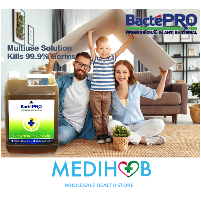 BACTEPRO Antibacterial Disinfectant Liquid Solution [Kill 99.99% Germs ...