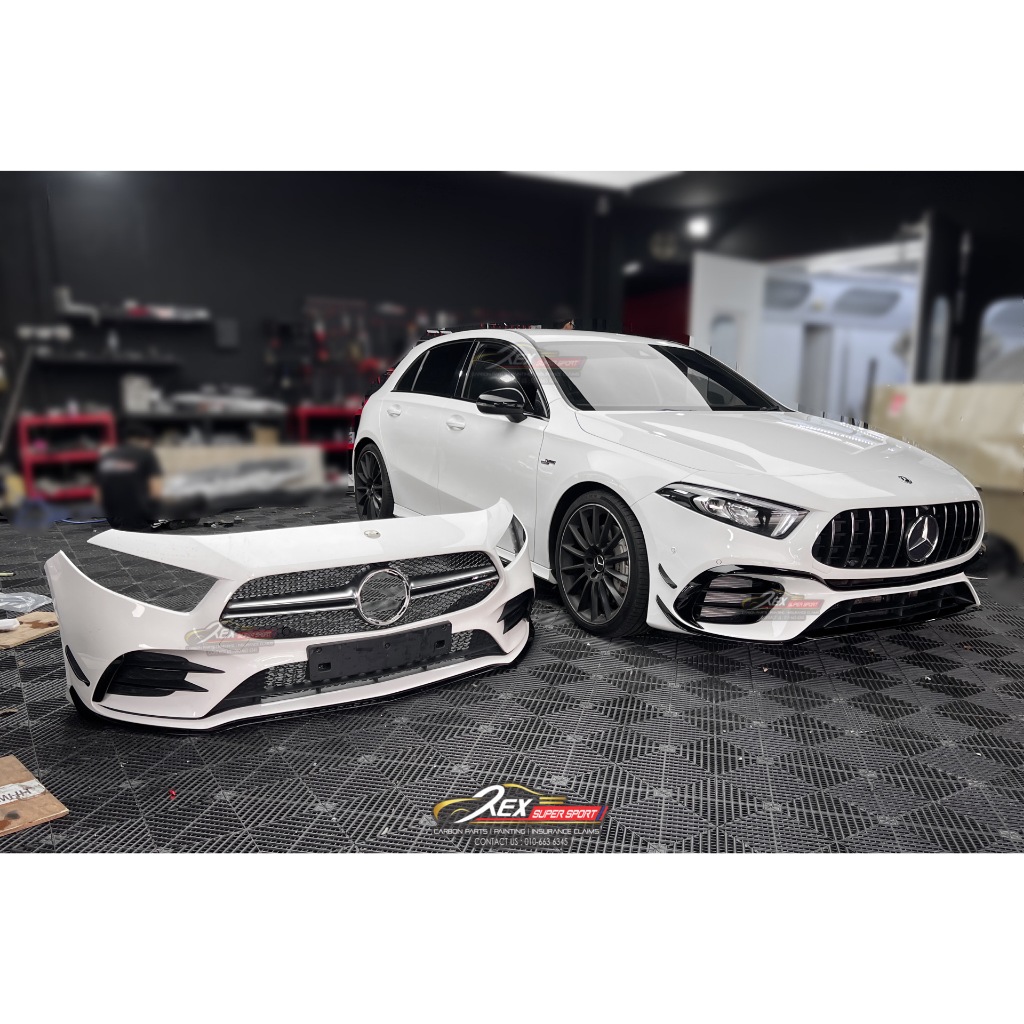 Mercedes Benz A-CLASS W177 V177 A200 A250 A35 A45s Taiwan Front Bumper ...