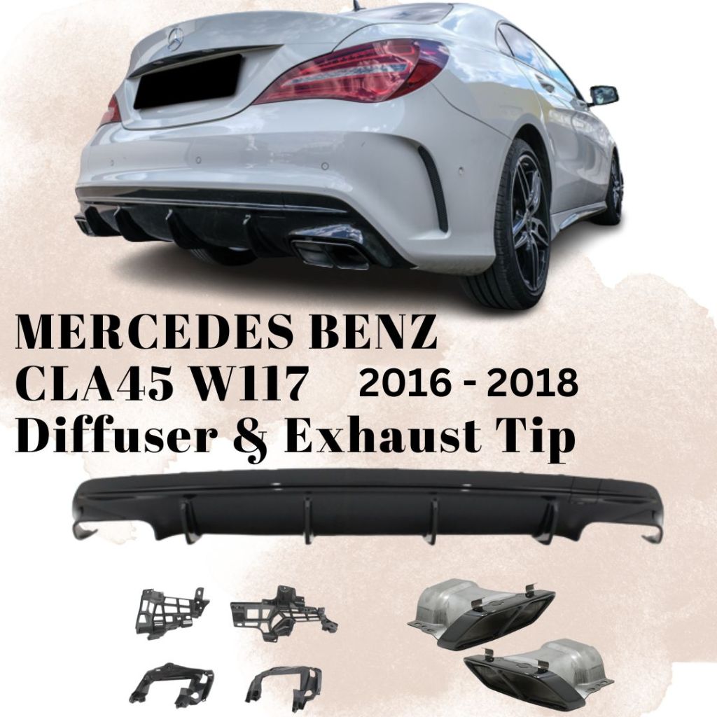 Mercedes Benz CLA Class C117 W117 Facelift CLA45 AMG Style Rear ...