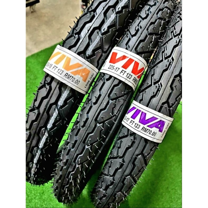 VIVA TYRE TUBE FT123 225×17 250×17 250×18 | Shopee Malaysia