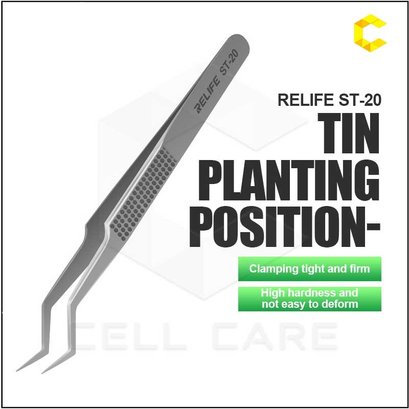CellCare Precision Tweezer For Chip BGA Rework RELIFE RL-ST-20 For ...