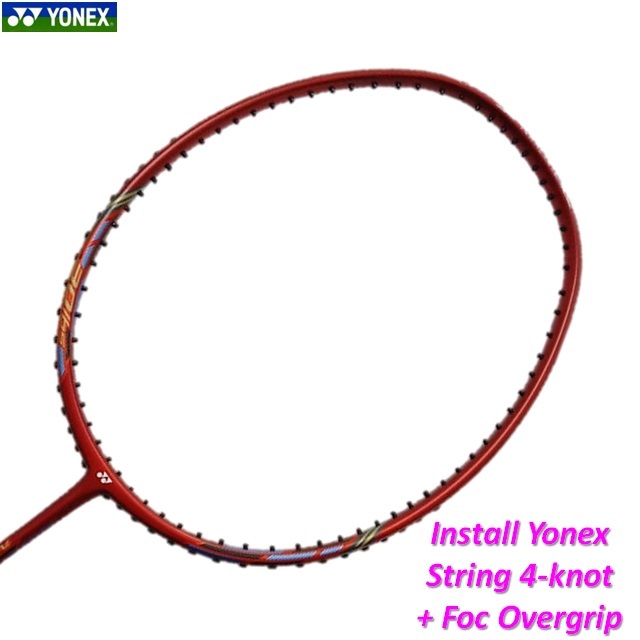 Yonex Nanoray 72 Light【Install Yonex String 4-knot +FOC Overgrip】【Original】Badminton Racket (1 ...