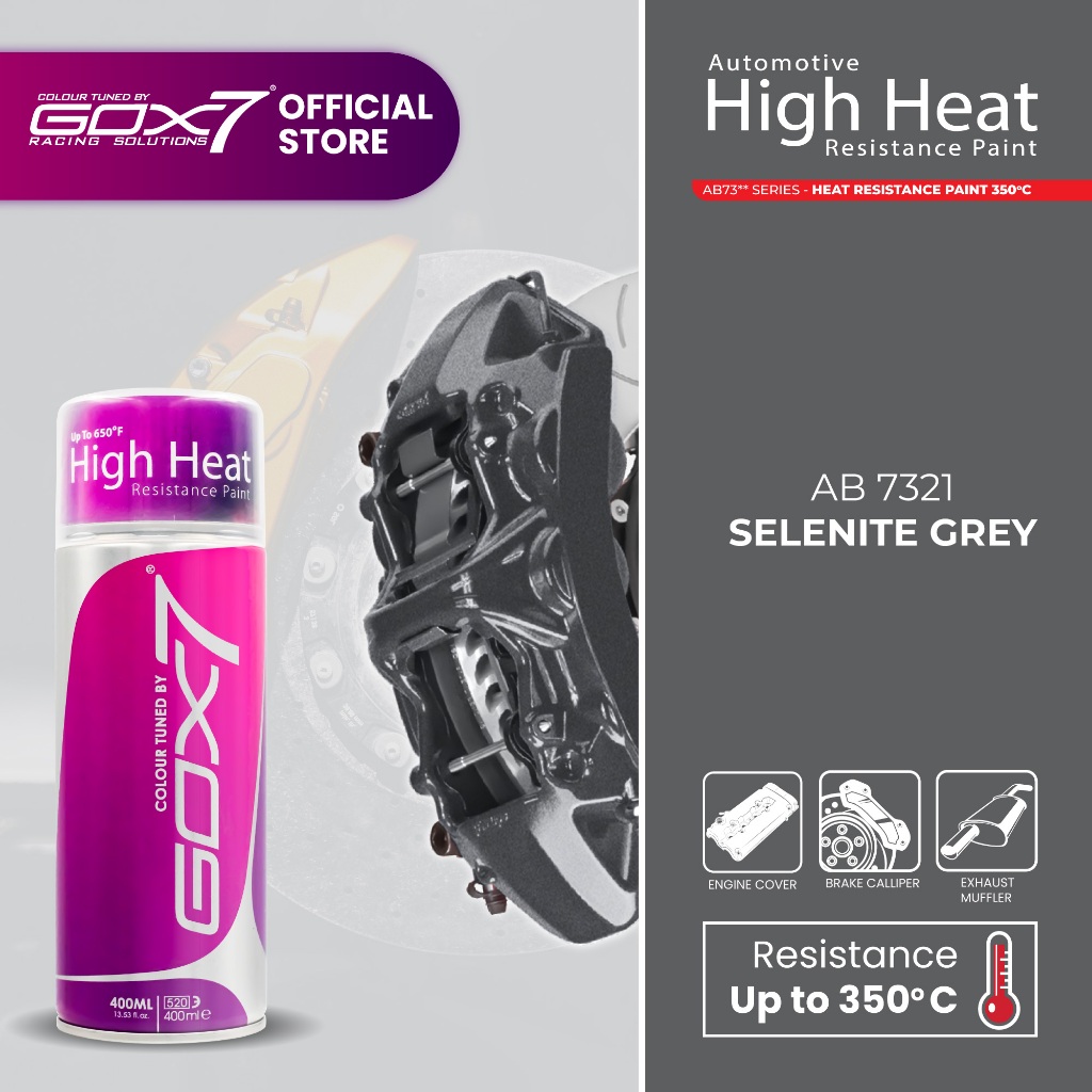 Gox7 High Heat Resistance Paint Series (350°C) AB73** 400ml Aerosol ...