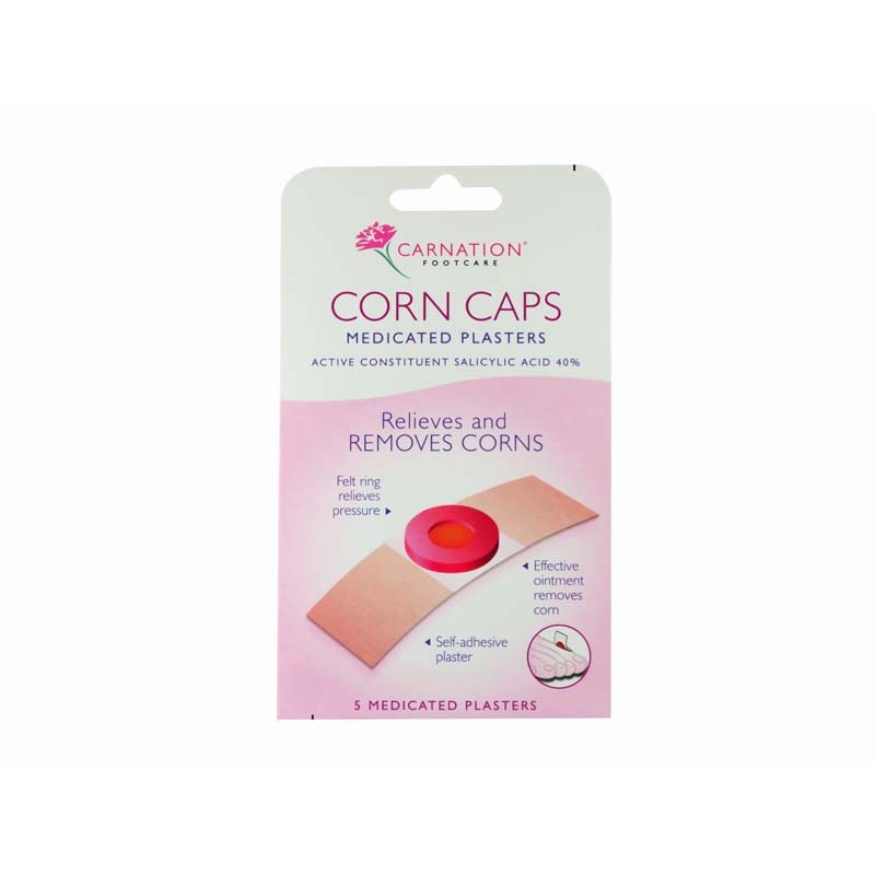 CARNATION CORN CAPS MEDICATED PLASTERS 5S 英国石竹花标除鸡眼药布 | Shopee Malaysia