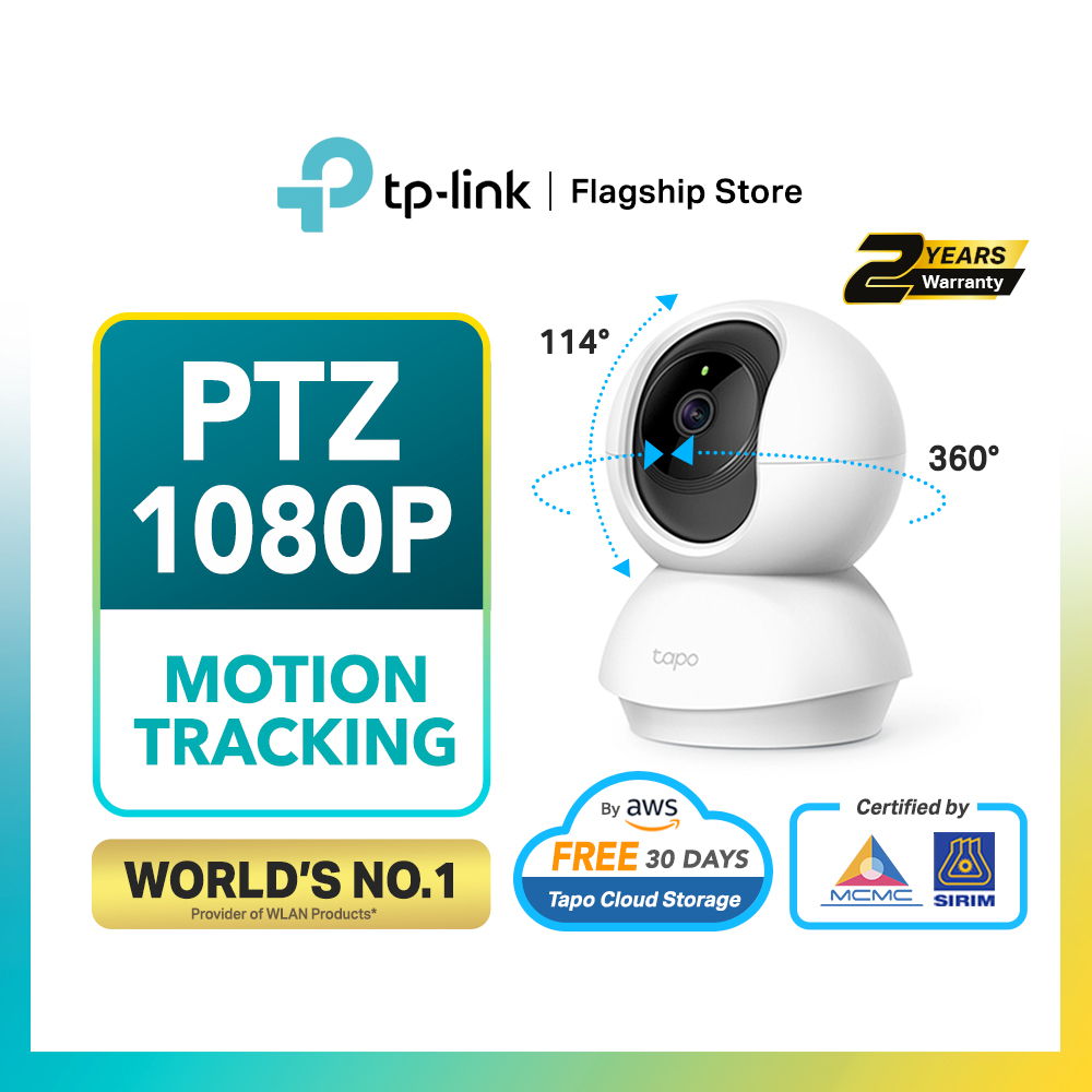 TP-Link 360° 1080P FHD CCTV Tapo C200, C210 & C210 - WiFi Camera CCTV ...