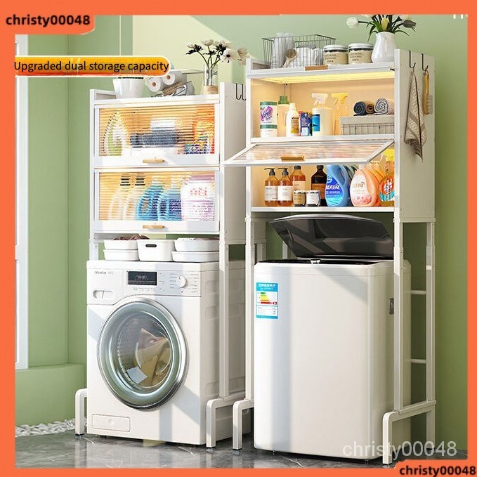 Washing Machine Rack Storage Rack Roller Toilet Bathroom Toilet Toilet ...