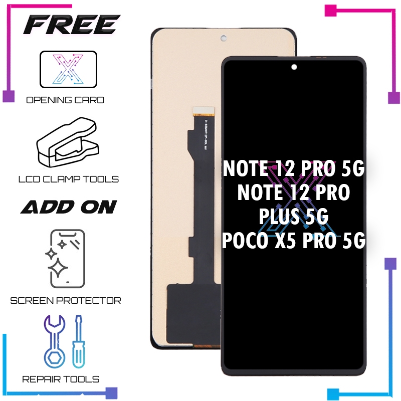 Lcd For Poco X5 Pro 5G / Redmi Note 12 Pro 5G / Redmi Note 12 Pro Plus ...