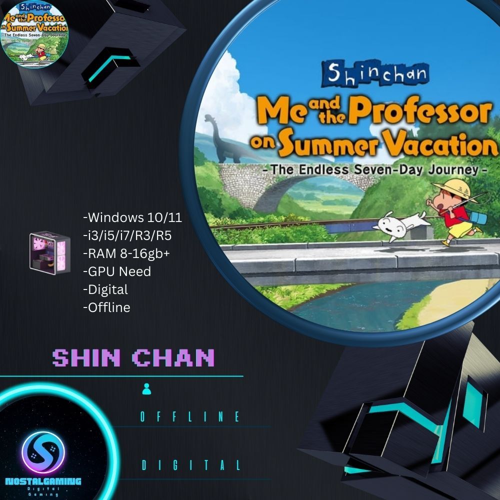 [Pc Game] [Digital] Shin chan : Me and the Professor on Summer Vacation ...