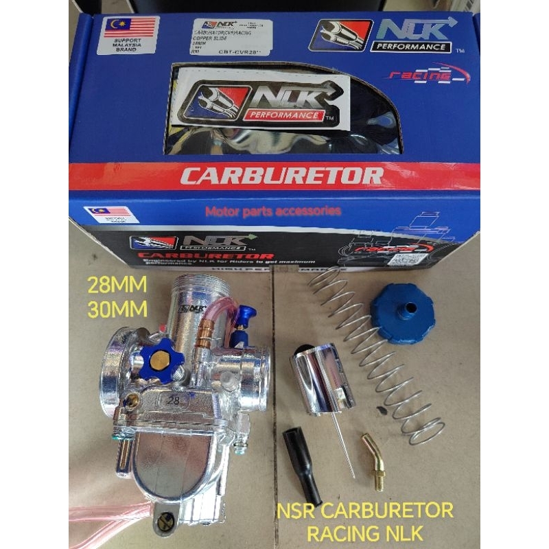 NLK RACING NSR CARBURETOR ASSY WITH COPPER SLIDE 💯👍 | Shopee Malaysia