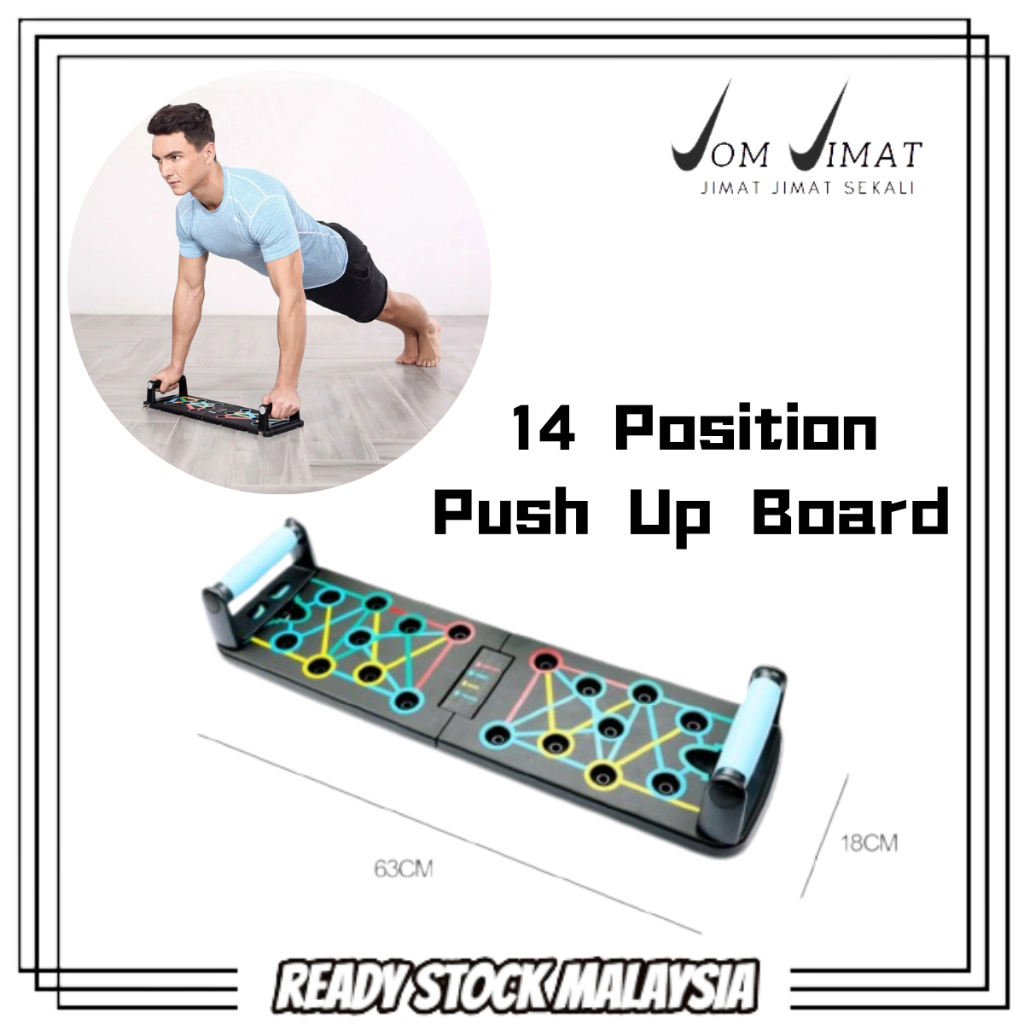 14 in1 Multifunction Push Up Board Foldable Home Gym Fitness Exercise ...