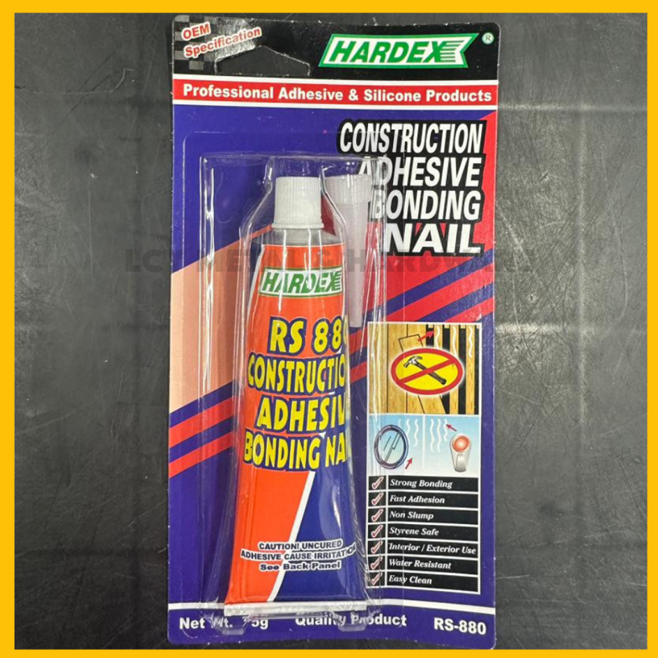 [HARDEX] CONSTRUCTION ADHESIVE BONDING NAIL RS-880 (75g) | Shopee Malaysia