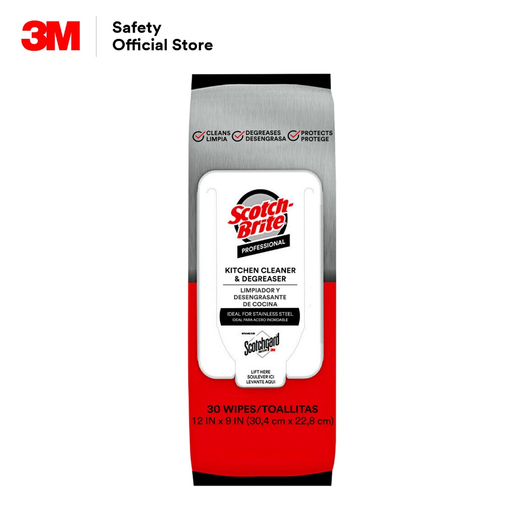 3M™ Scotch Brite Professional Kitchen Cleaner and Degreaser Wipe with ...