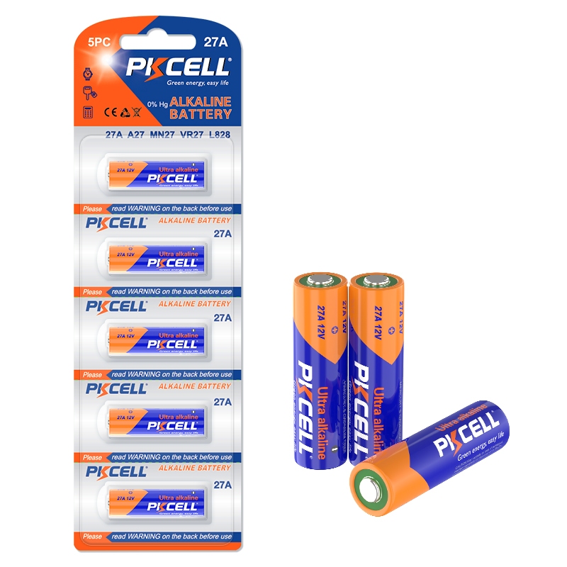 Good Quality Original Pkcell 27A 12V Alkaline Battery - 1 Pack x 5 Pcs ...