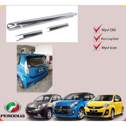 Perodua Myvi old/Myvi lagi best/Myvi icon/Myvi new 2005-2021 Rear Viper Chrome | Shopee Malaysia