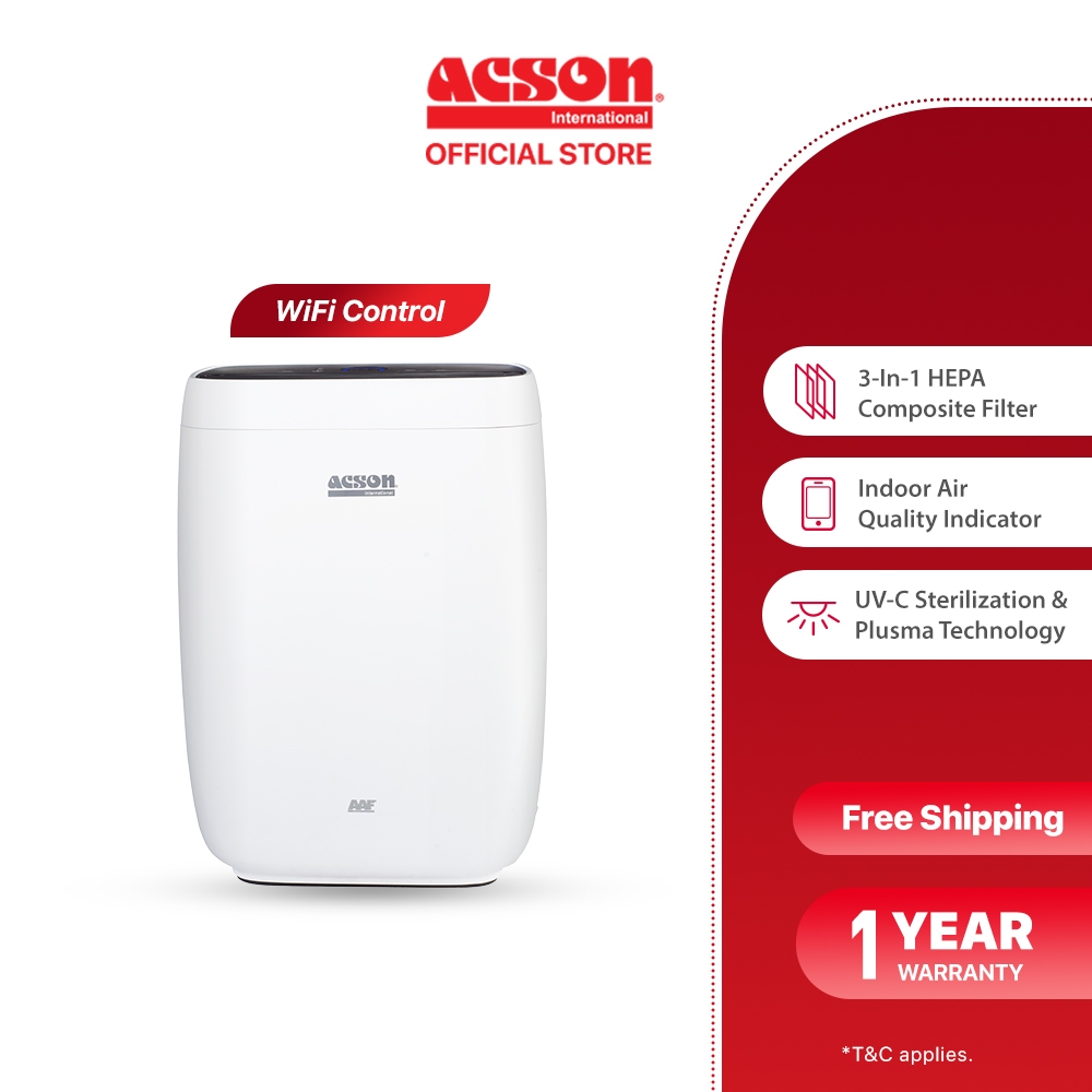 Acson Air Purifier WiFi Control AAP30C - HEPA Filter / 5 Stages Air ...