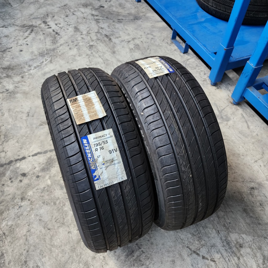 (Year 21) Michelin Primacy 4 195/55R16 Inch Tayar Tire (FREE ...