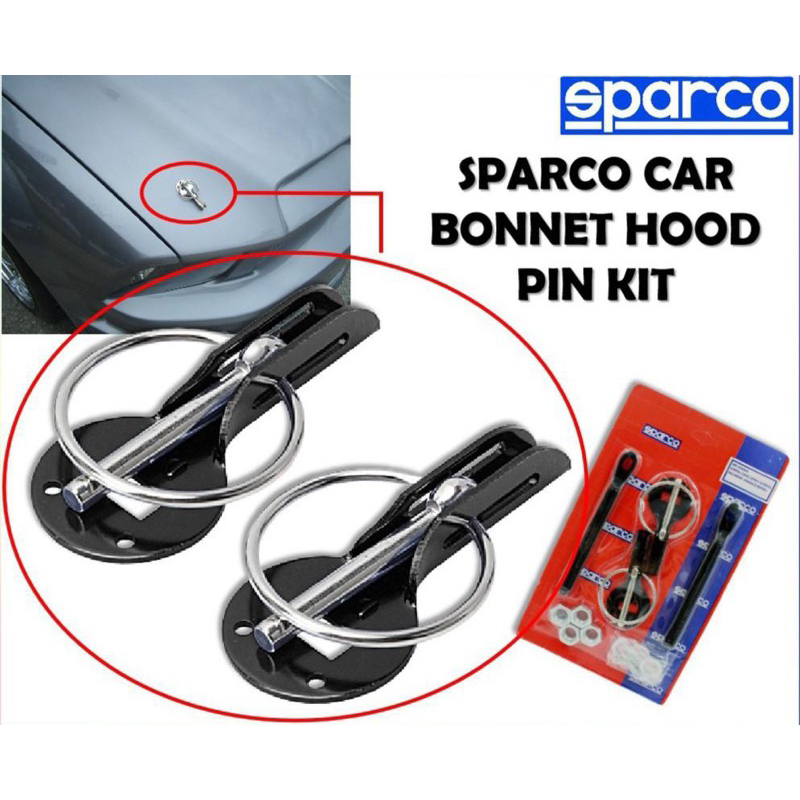 🔥Bonnet Pin Bonnet Lock set eparco🔥Universal Hood Pin Kit🔥 | Shopee ...