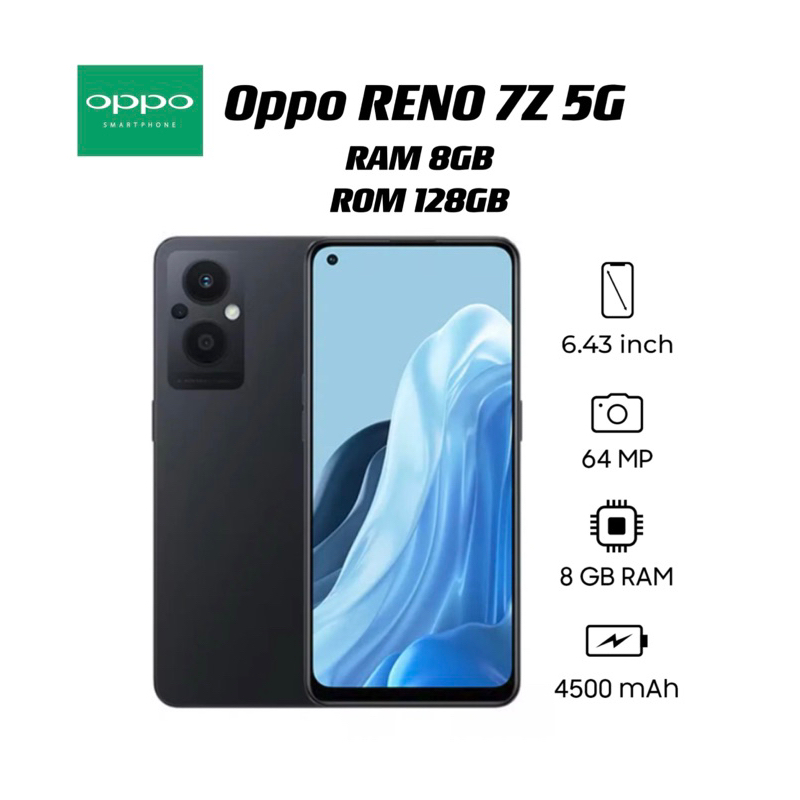 NEW ORIGINAL OPPO RENO 7Z 5G RAM8GB + ROM128GB 33W SUPERVOOC FAST ...