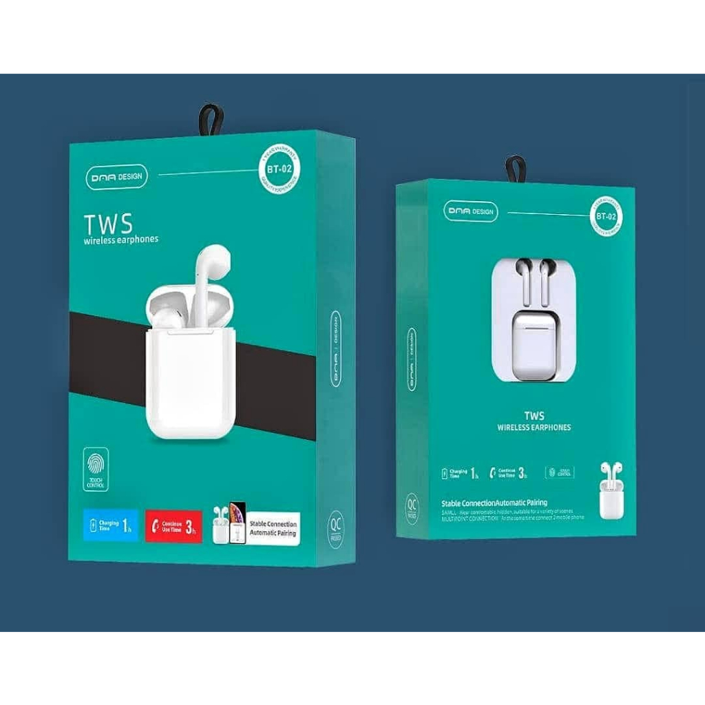 🔥 DNA BT-02🔥 DNA CLASSICAL EARBUDS SIMPLE VERSION BLUETOOTH EARPHONE ...